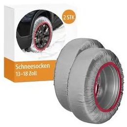 Pro Plus Schneesocken f&uuml;r Reifen 13-18 Zoll CWS50 175/70R14 &ndash; 185/65R15 &ndash; 175/60R16 - Alternative zu Schneeketten nach EN 16662-1 &ndash; textile Reifensocken &ndash; Set 2 St&uuml;ck mit Tasche & Handschuhen