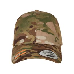 Flexfit Damen Snapback Cap "Flexfit Accessoires Low Profile Cotton Twill Multicam"multicam, 98% Baumwolle, 2% Elasthan, Caps
