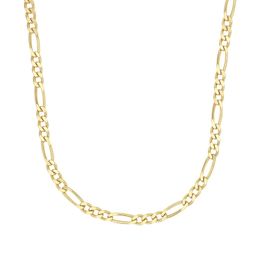 Kette ohne Anh&auml;nger Amor, gelbgoldfarben, Halsketten, Damen, Silber 925 (Sterlingsilber), L: 50 B: 4,3mm, B:4,3mm