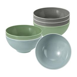 Seltmann Weiden Schale "M&uuml;slischalen Beat Color Glaze &oslash; 15,7 cm 6er Set bunt", bunt, Sch&uuml;sseln