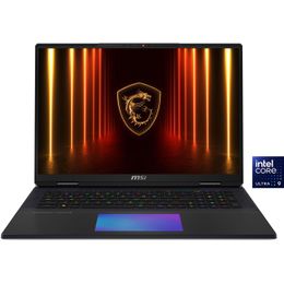 MSI Gaming-Notebook "Titan 18 HX AI A2XWJG-656", 64 GB RAM 2.000 GB SSD, Core Ultra 9, Windows11Pro, schwarz, Notebooks