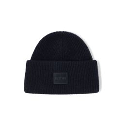 Mustang Damen Beanie "Herren Style Farmington", blau, Strick, 60% Polyacryl, 29% Polyester, 11% Wolle, M&uuml;tzen