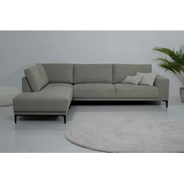 Ecksofa OTTO HOME, B:289cm H:85cm T:210cm, gr&uuml;n, 90% PES, 10% NY, Wohnzimmer, Sofas, "Xander, L-Form", Breite 289 cm, Webstoff, Soft-Touch Chenille,