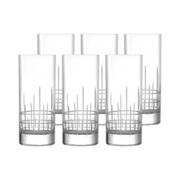 STÖLZLE Glas "Saftgläser New York Bar Manhattan 380 ml 6er Set transparent", transparent, Trinkgefäße