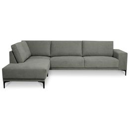 Ecksofa OTTO HOME, B:289cm H:85cm T:210cm, gr&uuml;n, 90% PES, 10% NY, Wohnzimmer, Sofas, "Xander, L-Form", Breite 289 cm, Webstoff, Soft-Touch Chenille,