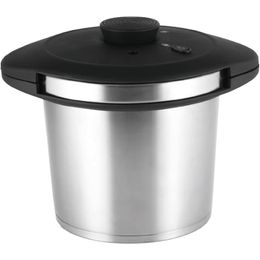 CS SOLINGEN Schnellkochtopf "Galaxy", 6 l, silber, CARL SCHMIDT SOHN, T&ouml;pfe, Dampfkochtopf, 6 Liter, Induktion
