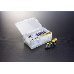 Ruco Batteriebox, B/H/T: 16cm x 7cm x 12,5cm, wei&szlig;, Aufbewahrungsboxen, Polypropylen