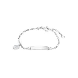Amor Jungen Silberarmband "Schutzengel/Herz", 14cm, Silber 925 (Sterlingsilber), silber, Silber 925 (Sterlingsilber), Armbänder, Made in Germany