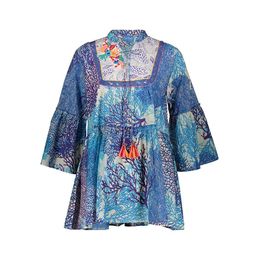 Isla Bonita by SIGRIS Kleid in Blau - 74% | Gr&ouml;&szlig;e XL | Damen-blusen