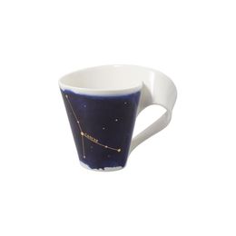 Villeroy & Boch VILLEROY & BOCH Tasse "Tasse Krebs NewWave Stars 300 ml weiß-blau", weiß, Trinkgefäße