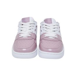 Karl Kani Damen Sneaker "Karl Kani Damen KKFWW000174 89 HEEL LOGO LX", Gr. 38,5wei&szlig;, pink, Leder, mehrfarbig, Schuhe