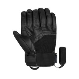Reusch Damen Skihandschuhe "Enigma R-TEX XT", schwarz, Gr. 8,5, mehrfarbig, 60% Polyester, 40% Rindsleder, Handschuhe, mit wasserdichter und
