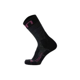 uyn Damen Kurzsocken "Socken 1er Pack", Gr. 37, rosa, Obermaterial: 46% Polyamid PA. 25% Wolle mw. 23% Lyocell CLY. 3% Elasthan EL. 3% Leinen LI.,