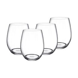 Villeroy & Boch VILLEROY & BOCH Glas "Wassergläser Entrée 480 ml 4er Set transparent", transparent, Trinkgefäße