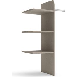 Inneneinteilung Rauch, B:78cm T:51cmleinenoptik hell, Holzwerkstoff, Schrankinneneinteiler, "Zubeh&ouml;r f&uuml;r Rauch-Schr&auml;nke ORANGE/BLACK", mit 3