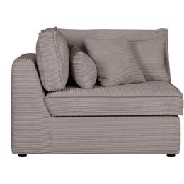 Sofa-Eckelement OTTO HOME, B:130cm H:75cm, grau, 100% Polyester, Polsterelemente, "Enid", Teil eines Modulsofas, fester Sitzkomfort, auch in Breitcord