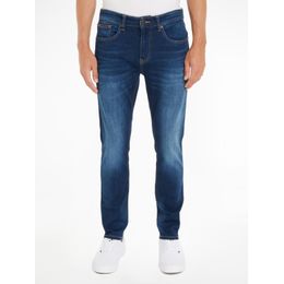 Tommy Jeans Herren Tapered-fit-Jeans "SLIM TAPERED AUSTIN", blau, Gr. 30, Obermaterial: 98% Baumwolle, 2% Elasthan, Jeans