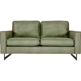 2-Sitzer Home Affaire, B:166cm H:85cm T:97cm, gr&uuml;n, Luxus-Microfaser (100% Polyester);Cord (92% Polyester, 8% Polyamide), Sofas, "Pinto, 166 cm,