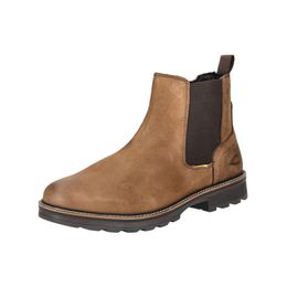 Camel Active Damen Schnürstiefelette "Camel Active Stiefelette Leder", Gr. 41cafe, Leder, Schuhe