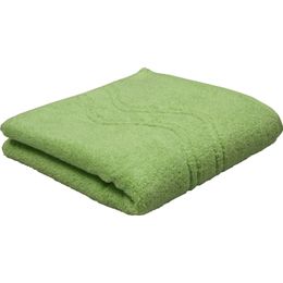 Duschtuch Ross, B:75cm L:140cm, gr&uuml;n, Frottier, Baumwolle, Handt&uuml;cher, "Cashmere feeling", 100% Baumwolle, mit Wellen-Bord&uuml;re, gro&szlig;e Farbauswahl