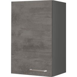 H&auml;ngeschrank Nobilia, B:45cm H:72cm T:37,2cm, grau, K&uuml;che, Schr&auml;nke, ""Riva", Ausrichtung w&auml;hlbar, vormontiert", in drei Breiten: 30, 45 und 60 cm,