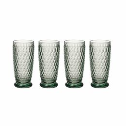 Villeroy & Boch VILLEROY & BOCH Longdrinkglas "Longdrinkgl&auml;ser Boston Coloured 400 ml 4er Set", gr&uuml;n, Trinkgef&auml;&szlig;e