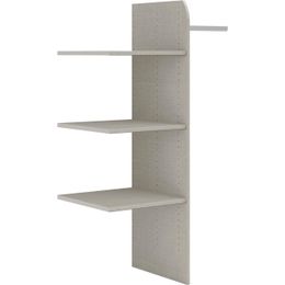 Inneneinteilung Rauch, B:98cm T:51cmleinenoptik hell, Holzwerkstoff, Schrankinneneinteiler, "Zubeh&ouml;r f&uuml;r Rauch-Schr&auml;nke ORANGE/BLACK", mit 3