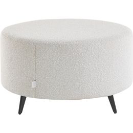 Polsterhocker Home Affaire, B:80cm H:47cm T:80cm, beige, 95% Polyester, 5% Polyacryl, Hocker, "Hulby", passend zur "Hulby"-Recamiere