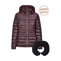 Killtec Damen Steppjacke "Zhyla"aubergine, Gr. 38, Obermaterial: 100% Polyamid, Füllung: 100% Polyester, Jacken