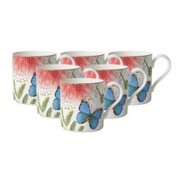 Villeroy & Boch VILLEROY & BOCH Tasse "Kaffeetassen Amazonia 210 ml 6er Set bunt", 6 tlg., bunt, Trinkgef&auml;&szlig;e