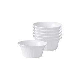 Villeroy & Boch VILLEROY & BOCH Schale "Dessertschalen Cellini ø 12,5 cm 6er Set weiß", weiß, Schüsseln
