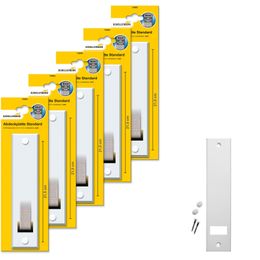 Schellenberg Gurtwickler-Abdeckplatte "Standard Maxi, 21,5 cm Lochabstand, langlebig aus Kunststoff", 5 Stk., wei&szlig;, Abdeckblenden, Rollladen