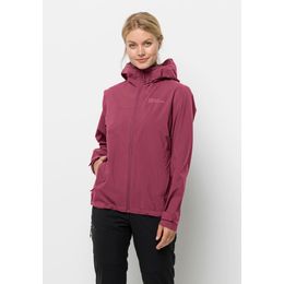 Jack Wolfskin Damen Outdoorjacke "ELSBERG 2.5L JKT W", rot, Gr. XS, OBERSTOFF 100% POLYESTER FUTTER 100% POLYESTER, Jacken