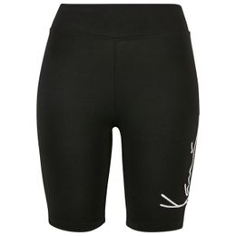Karl Kani Damen Stoffhose "Karl Kani Damen SIGNATURE CYCLING SHORTS BLK"schwarz, Gr. XXS, unifarben, 95% Baumwolle, 5% Elasthan, Hosen