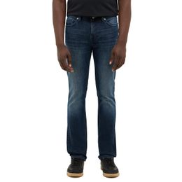 Mustang Herren Slim-fit-Jeans "Herren Style Vegas Slim"783 mittelblau, Gr. 38, unifarben, 98% Baumwolle, 2% Elasthan, Jeans