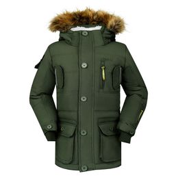 Peek U Winterjacke "West" in Khaki - 71% | Gr&ouml;&szlig;e 98 | Kinder-outdoor-jacken