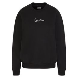 Karl Kani Damen Sweater "Karl Kani Karl Kani Small Signature Essential OS Crew"schwarz, Gr. S, 65% Baumwolle, 35% Polyester, Sweatshirts