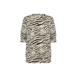 Langarmhemd soyaconcept "Soya Concept Shirt SC-SALOME 2", Damen, Gr. L, Normalgr&ouml;&szlig;en, 9999c schwarz combi, Obermaterial: 75% Modal, 20% Polyester, 5% Elasthan, Hemden