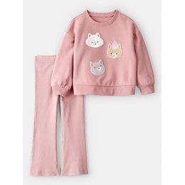 Carter's carter's 2tlg. Outfit in Rosa - 51% | Gr&ouml;&szlig;e 104 | Kinder-sweatshirts-jacken