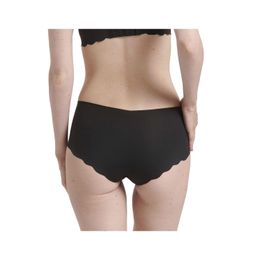Sloggi Damen Panty "Panty Zero Microfiber Shorts 2.0 4er Pack", Gr. S, schwarz, Obermaterial: 76% Polyamid PA. 24% Elasthan EL., Unterhosen