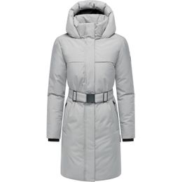 Navahoo Damen Wintermantel "Gipfelspass XIV", grau, Gr. L, Obermaterial: 100% Polyester. Innenfutter: 100% Polyester. Wattierung: 100% Polyester.
