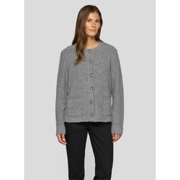 Rabe Damen Strickjacke "Strickjacke"grau, Gr. 44, unifarben, 62%Baumwolle, 21%Polyacryl, 15%Polyamid, 2%Elastan, Strickjacken