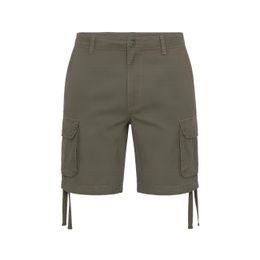 Stoffhose Brandit "Brandit Herren Urban Legend Cargo Shorts", Herren, Gr. L, US-Größen, olive, 65% Polyester, 35% Baumwolle, normal, Hosen Stoffhose