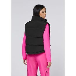 Chiemsee Damen Steppweste, schwarz, Gr. XL, 100% Polyester, Westen