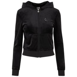 Karl Kani Damen Sweatjacke "Karl Kani"schwarz, Gr. M, 93% Polyester, 7% Elasthan, Sweatjacken