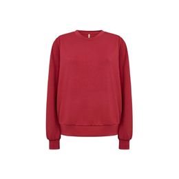 soyaconcept Damen Strickpullover "Soya Concept Sweater SC_BANU"4177 chili pepper, Gr. M, Obermaterial: 48% Modal, 48% Polyester, 4% Elasthan, Pullover