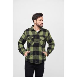 Brandit Damen Anorak "Brandit Herren Lumberjacket"schwarz, olive, Gr. 6XL, kariert, 100% Baumwolle, Jacken