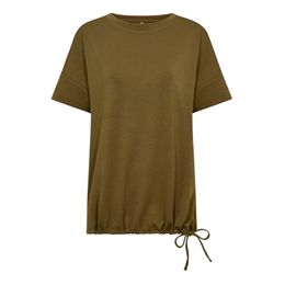 soyaconcept Damen Kurzarmhemd "Soya Concept T-Shirt SC-BANU 184."7230 misty olive, Gr. M, Obermaterial: 48% Modal, 48% Polyester, 4% Elasthan, Hemden