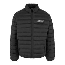 Winterjacke Karl Kani "Karl Kani Karl Kani Sport Patch Light Puffer Jacket", Herren, Gr. L, schwarz, 100% Polyester, mehrfarbig, normal, amerikanischer Ausschnitt, Jacken Winterjacke