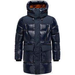 STONE HARBOUR Herren Kurzmantel "Nelioon XX", blau, Gr. L, Obermaterial 1: 100% Polyester. Obermaterial 2: 100% Nylon. Innenfutter: 100% Polyester.